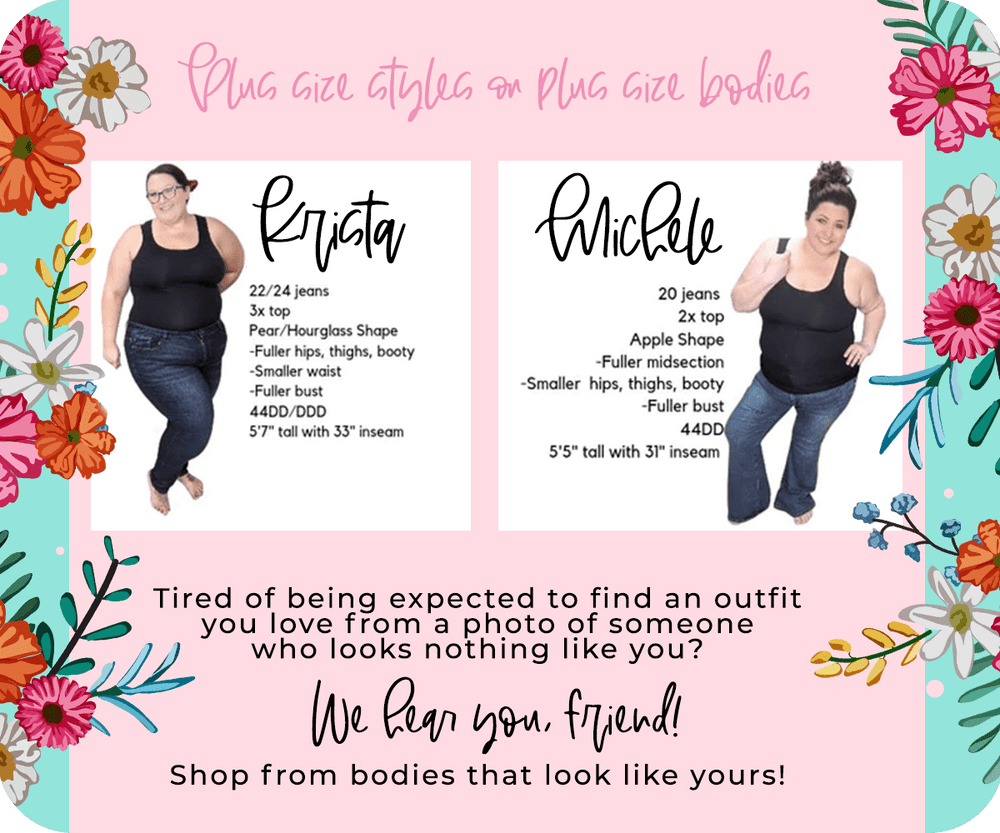 Sizing Guidelines – Stacked - A Plus Size Boutique